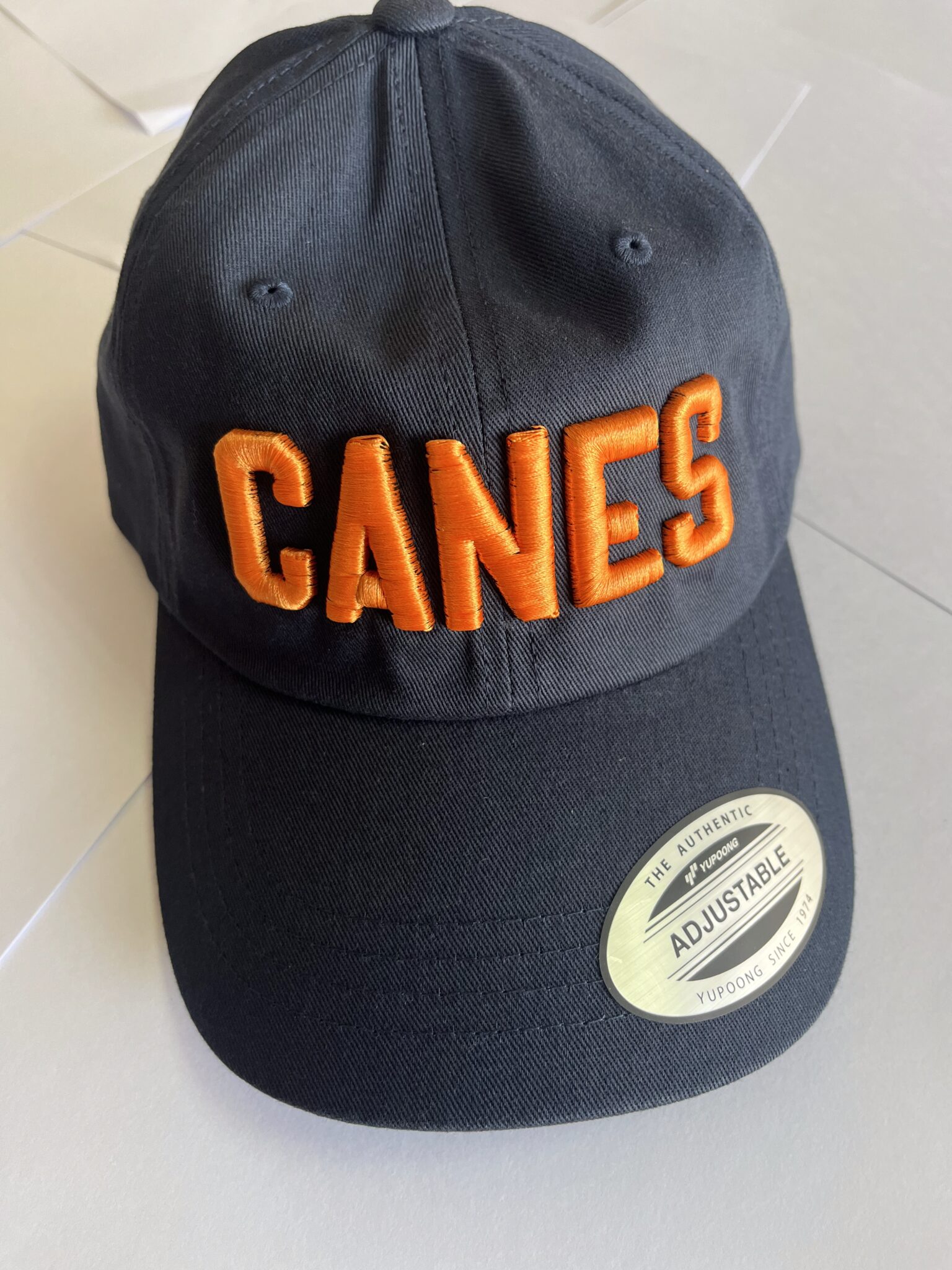 Merch - Canes Cap Navy (Orange Canes) - Dubai Hurricanes